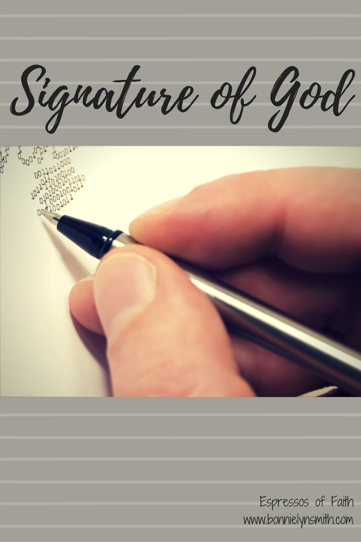 Signature of God | ☕ Espressos of Faith ☕